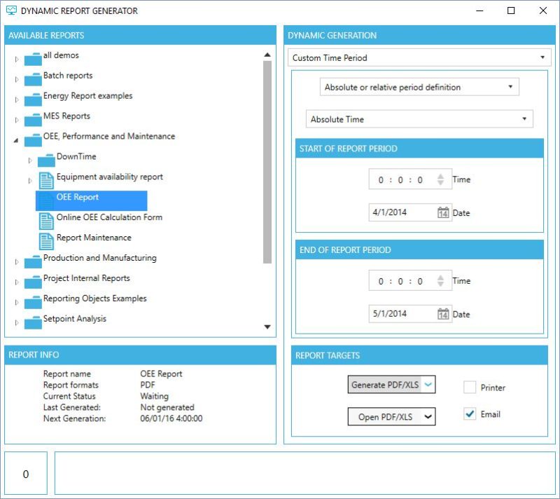 Dynamic Report Generator Dream Report